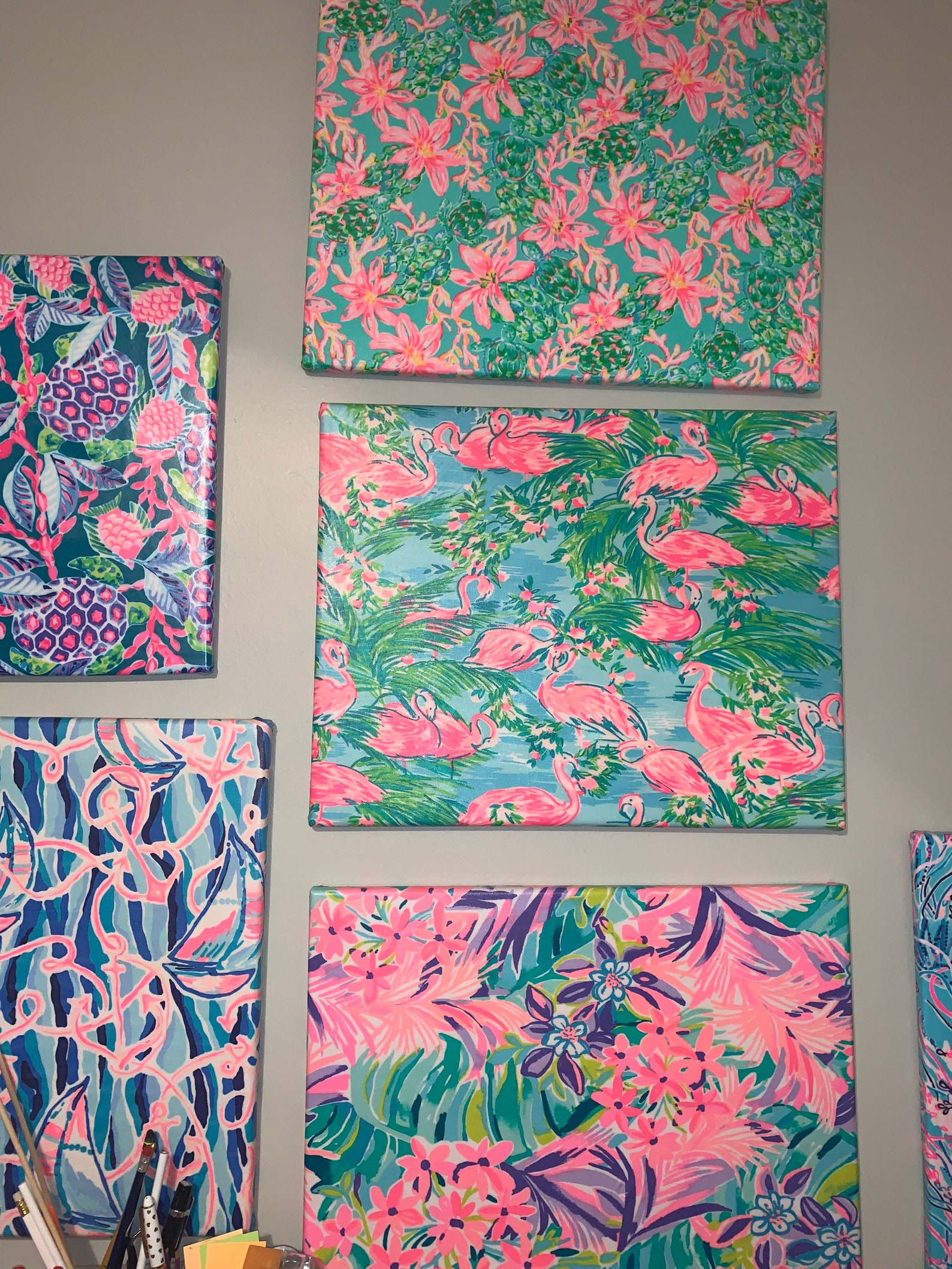 Preppy Style Wall Art-sealed Preppy Nursery Office Wall - Etsy