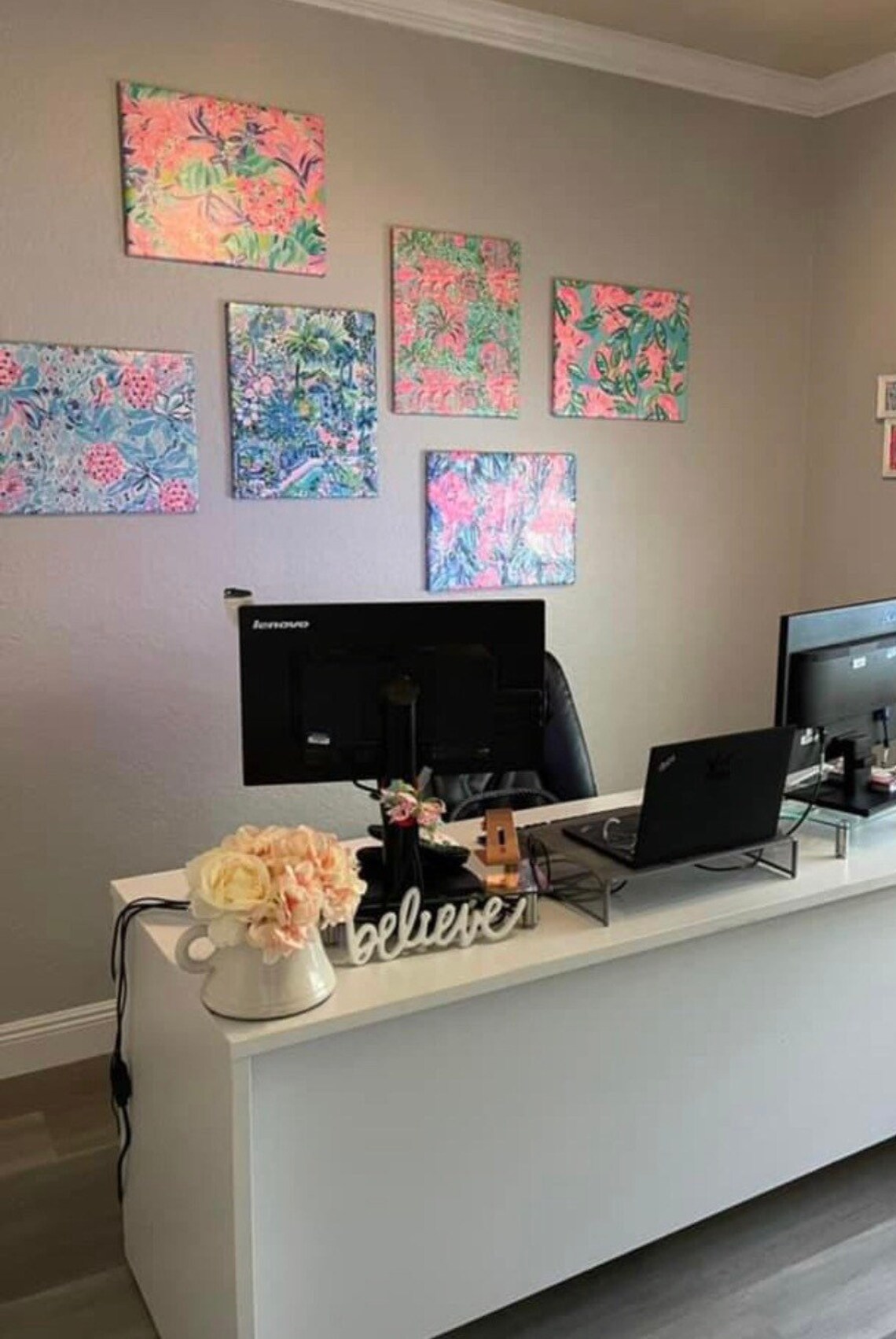 Preppy Style Wall Art-sealed Preppy Nursery Office Wall - Etsy