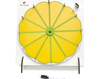 Wooden Spinning Game Wheel - Etsy