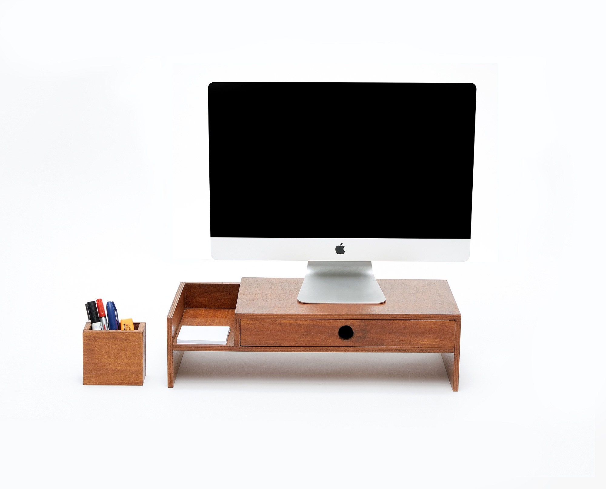 Handmade Monitor Stand Laptop Stand Desk Storage Shelf Desk - Etsy