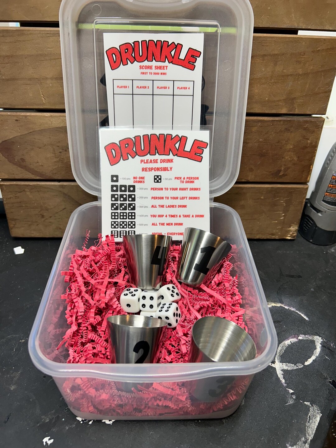 Drunkle Fun Drinking Game - If You Like Farkle You Will Love Drunkle ...