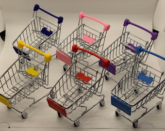 Mini Shopping Cart - Etsy