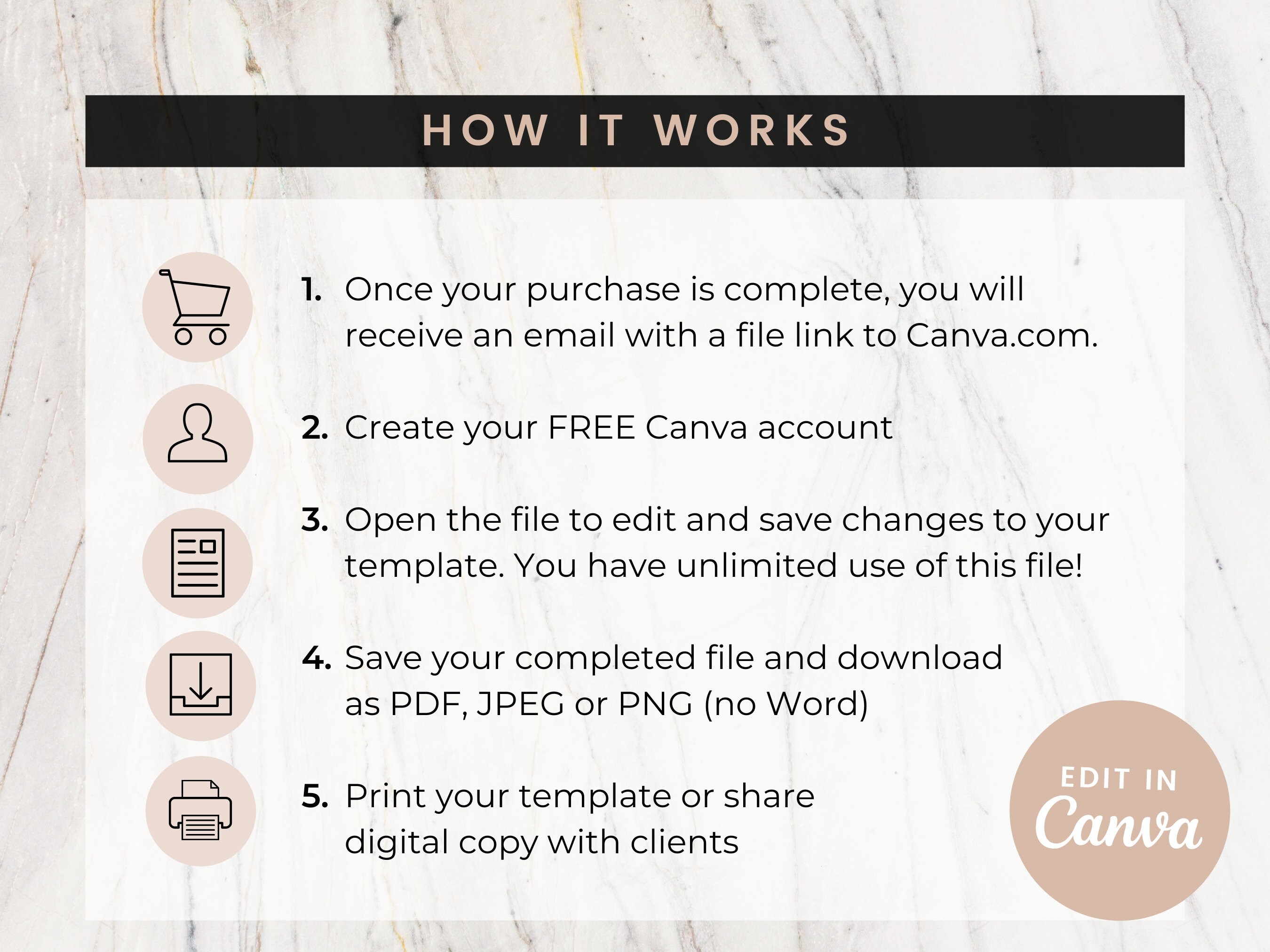 Pink Custom Order Form Template Fillable Order Form Invoice Template ...