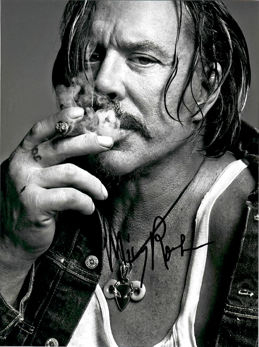 Mickey Rourke Autograph + COA (the Wrestler) - Etsy