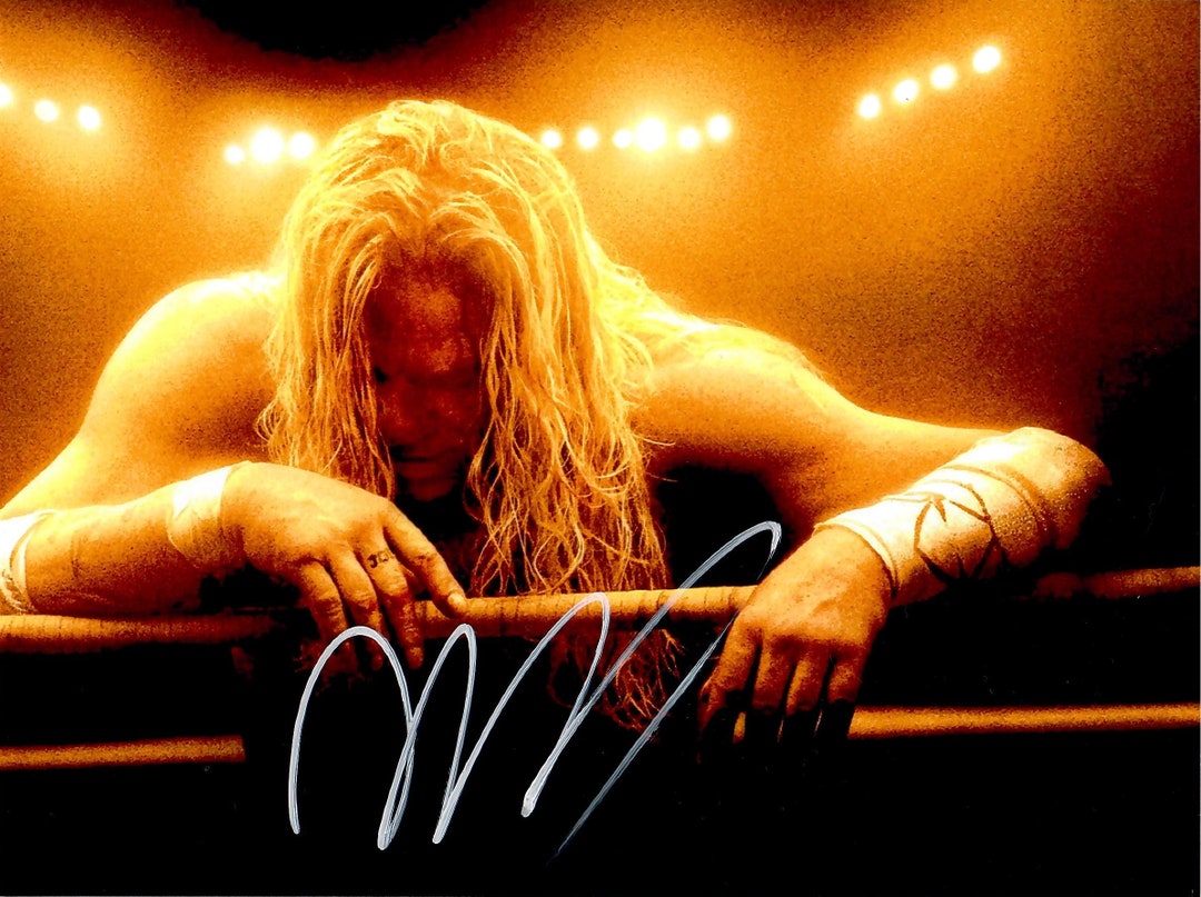 Mickey Rourke Autograph COA the Wrestler - Etsy