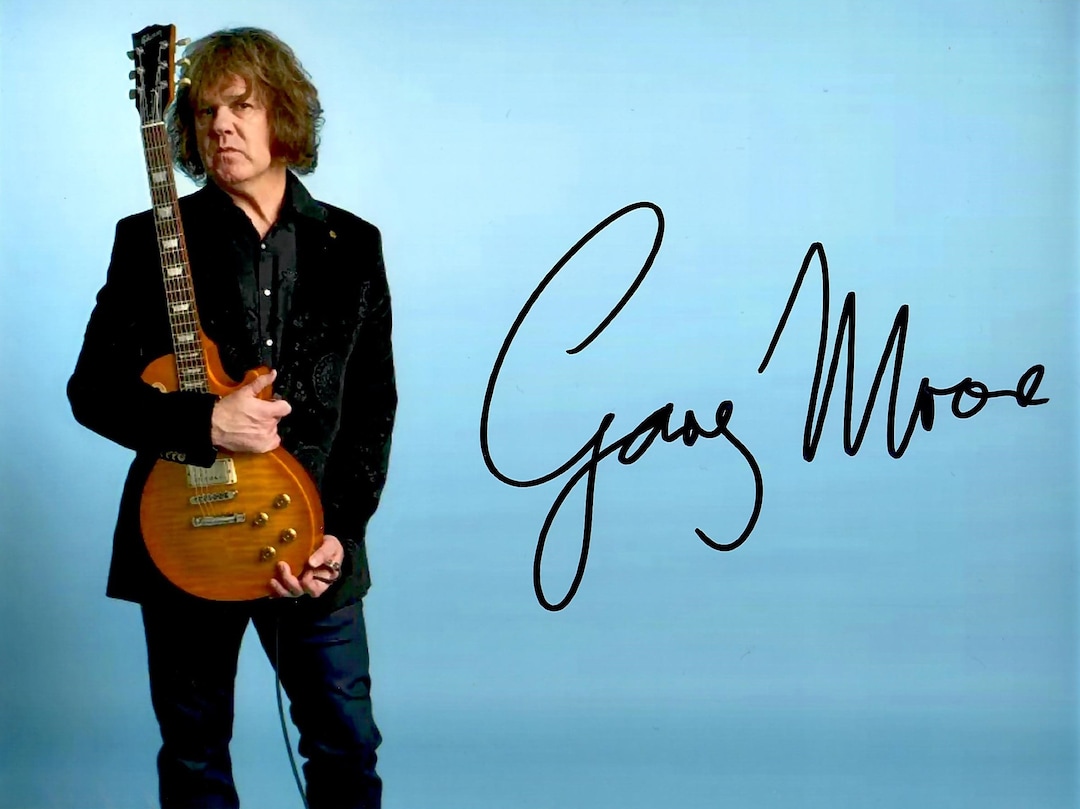 Gary Moore Autograph + COA - Etsy
