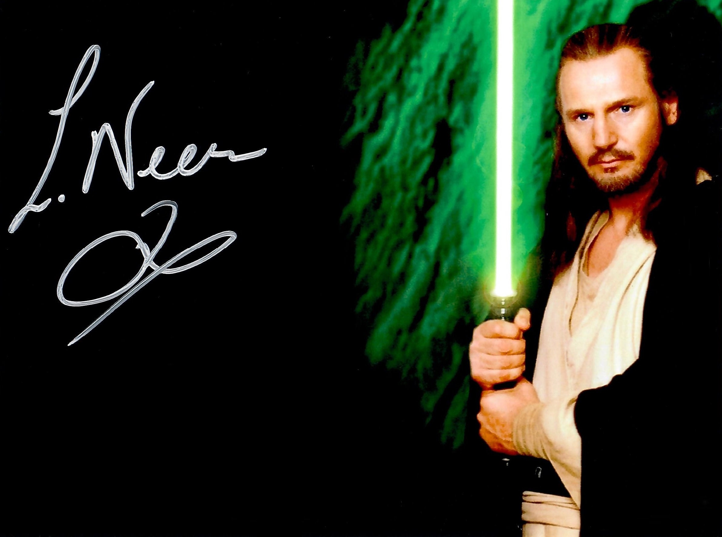 Liam Neeson Autograph COA qui-gon Jinn/star Wars - Etsy
