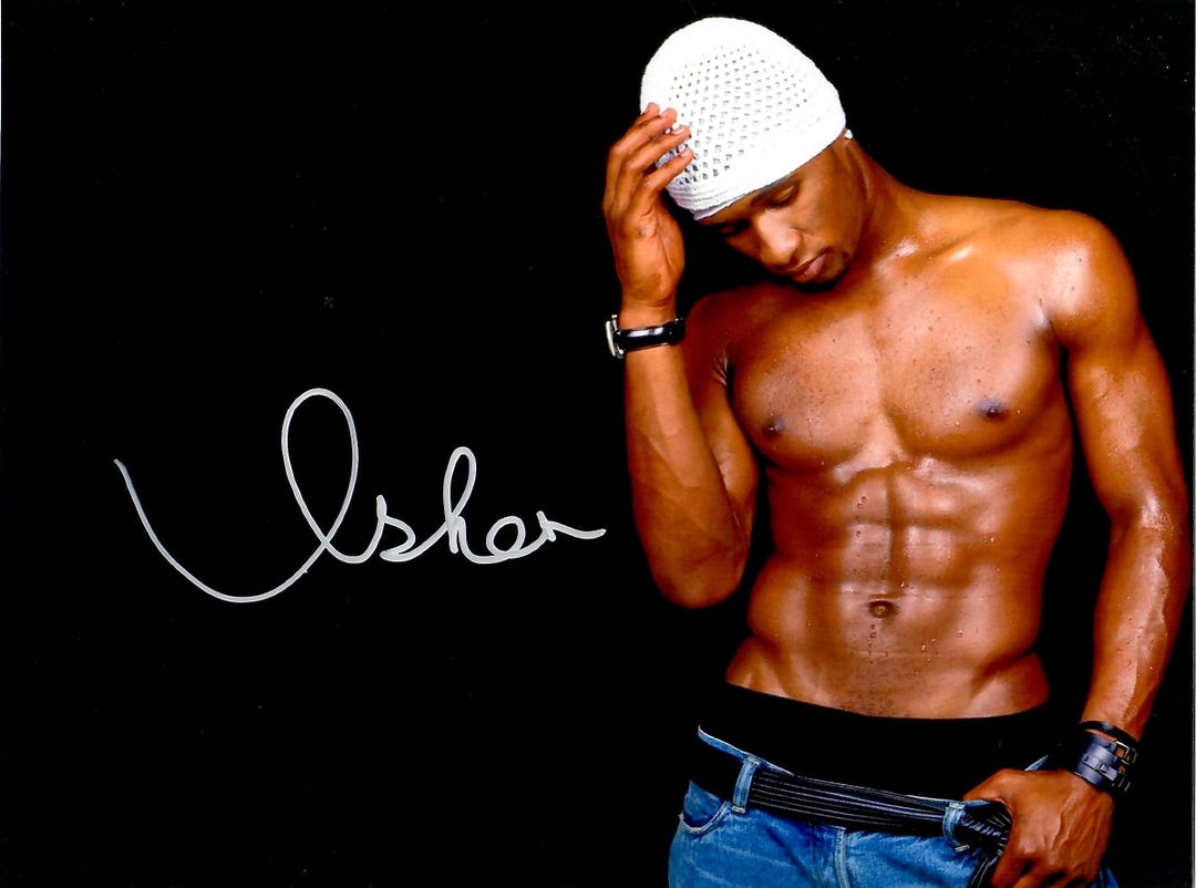 Usher Autograph + COA - Etsy