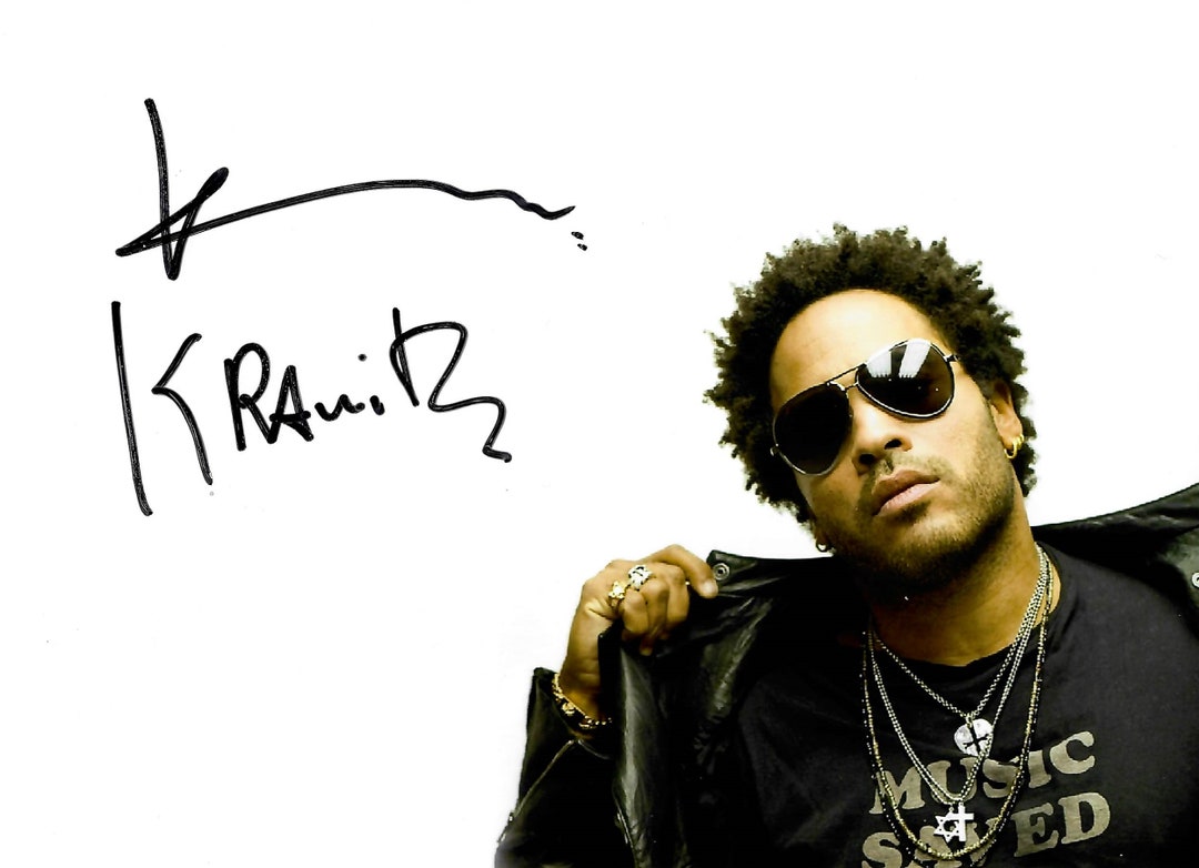 Lenny Kravitz Autograph + COA - Etsy