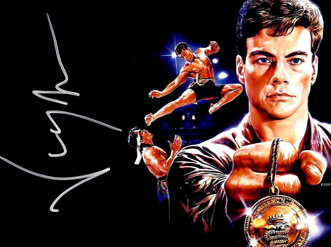 Jean-claude Van Damme Autograph + COA (bloodsport) - Etsy