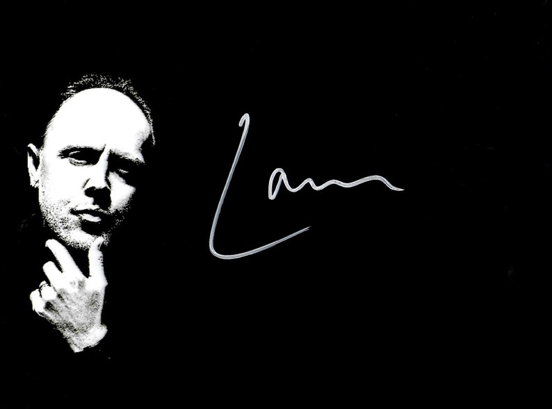 Lars Ulrich metallica Autograph COA - Etsy