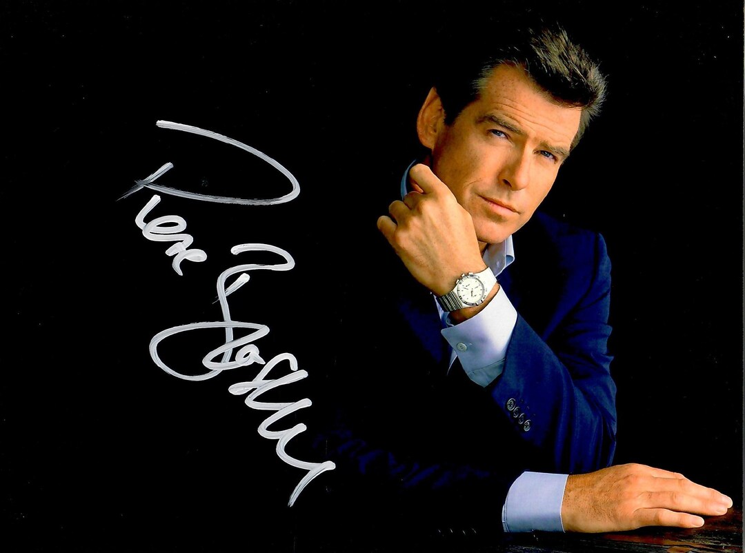 Pierce Brosnan Autograph + COA (james Bond 007) - Etsy