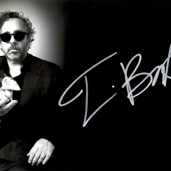 Tim Burton Signed - Etsy