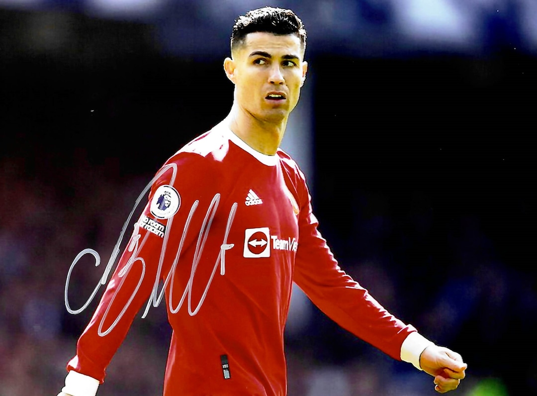 Cristiano Ronaldo Autograph + COA - Etsy