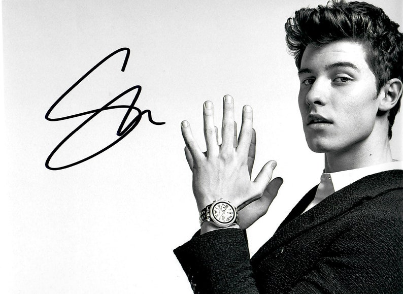 Shawn Mendes Autograph COA - Etsy