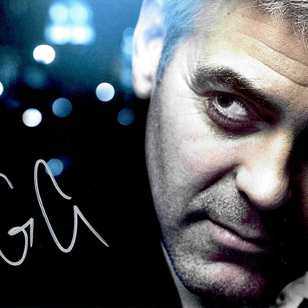 George Clooney Autograph - Etsy