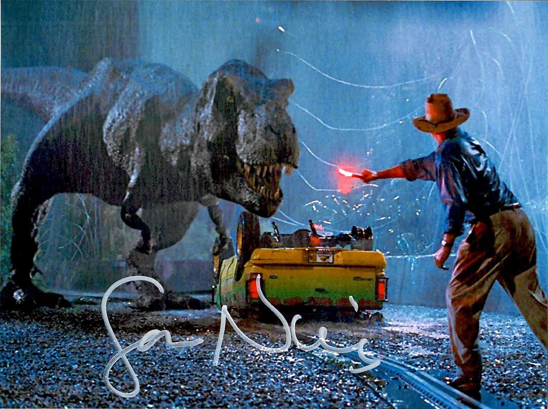 Sam Neill Autograph + COA (jurassic Park) - Etsy