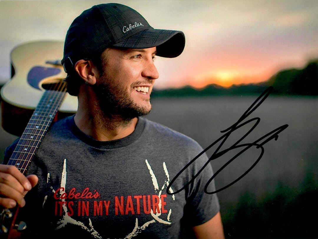 Luke Bryan Autograph + COA - Etsy Australia
