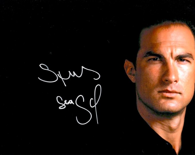 Steven Seagal Autograph + COA - Etsy