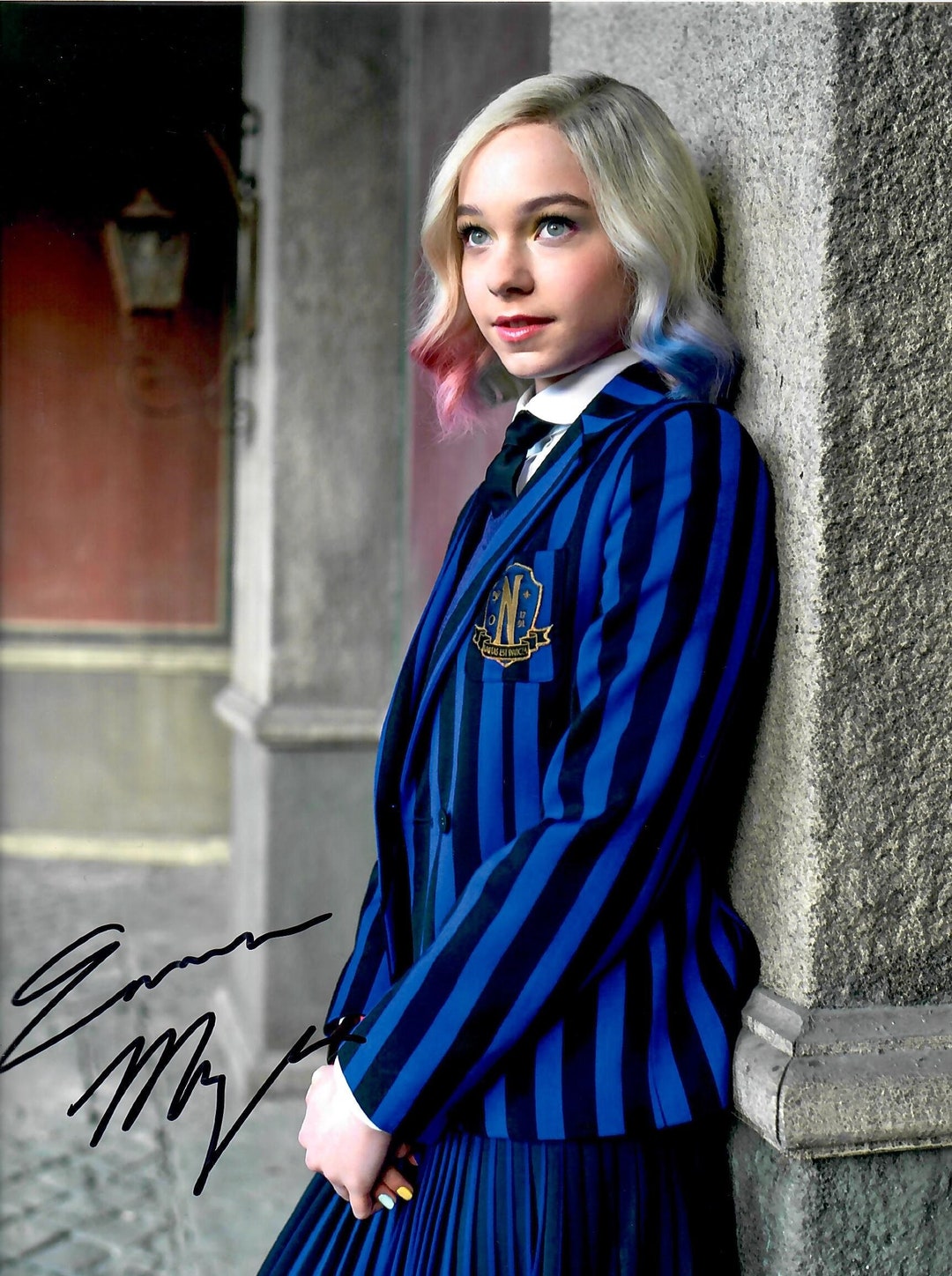Emma Myers Autograph COA enid Sinclair - Etsy