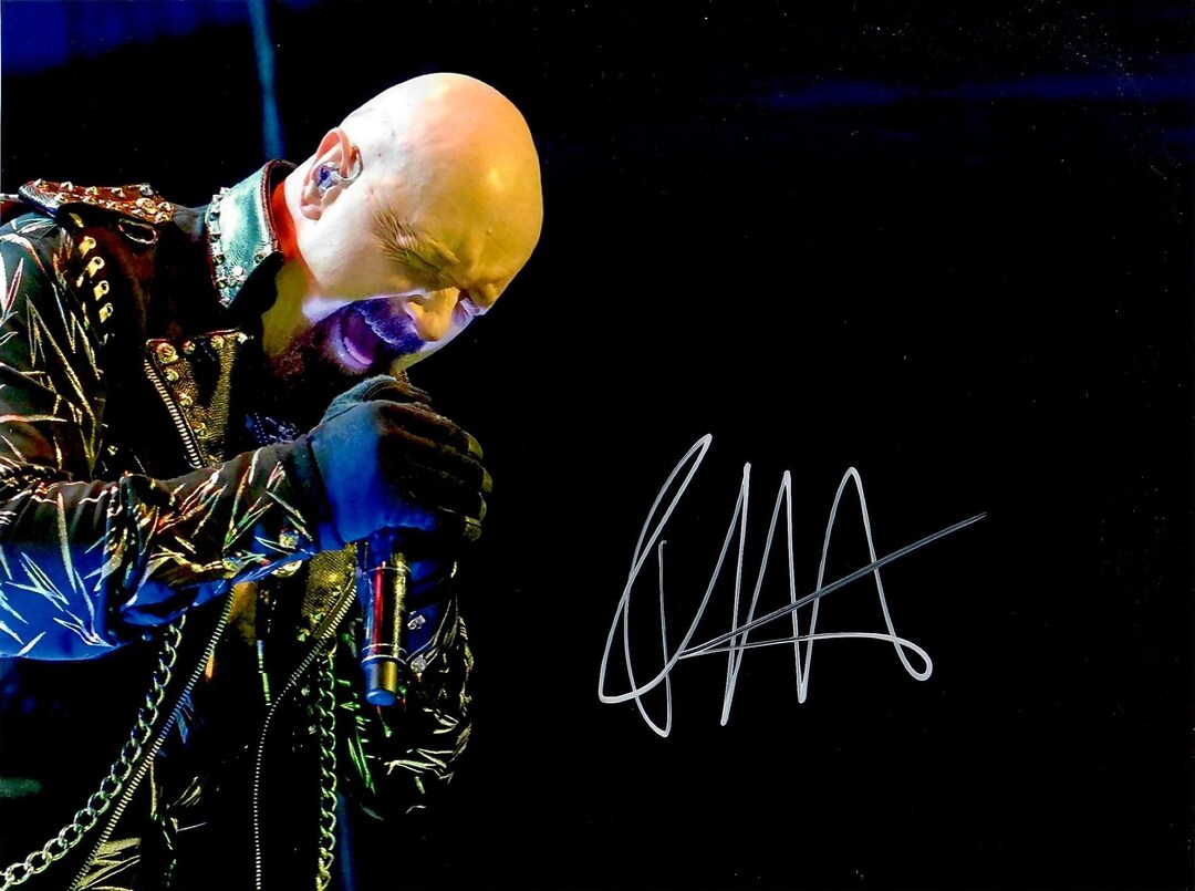 Rob Halford Autograph + COA (judas Priest) - Etsy
