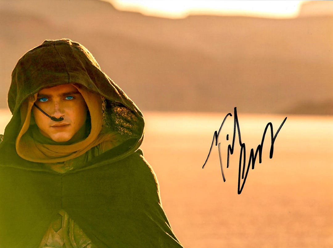 Timothée Chalamet Autograph + COA (dune) - Etsy