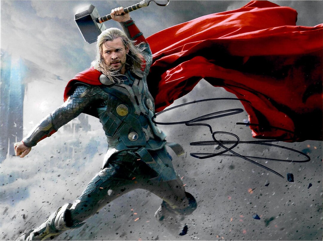 Chris Hemsworth Autograph + COA (thor) - Etsy