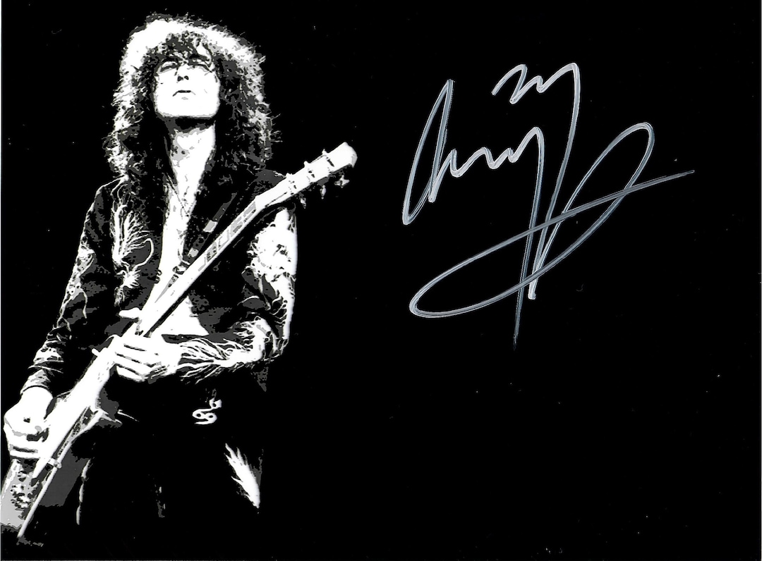 Jimmy Page Autograph + COA (led Zeppelin) - Etsy