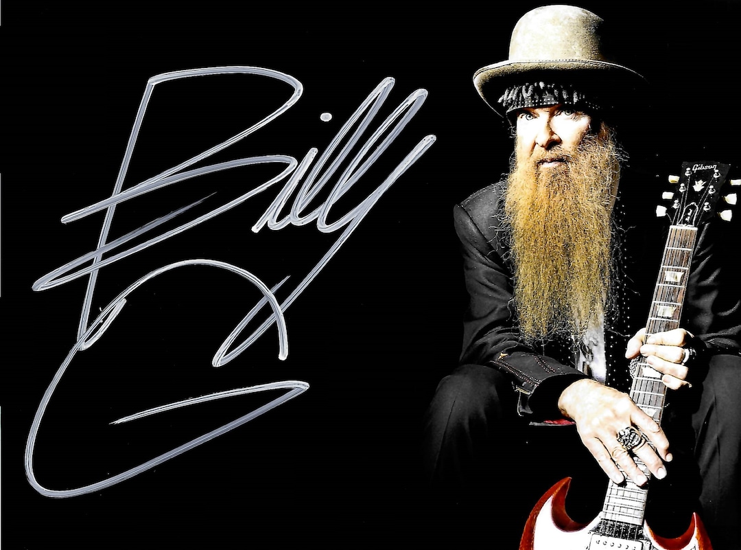 Billy Gibbons Autograph + COA (ZZ Top) - Etsy