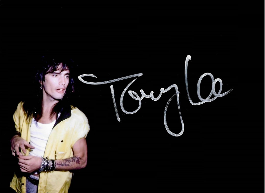 Tommy Lee Autograph COA mötley Crüe - Etsy