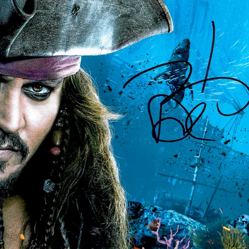 Johnny Depp Autographs - Etsy