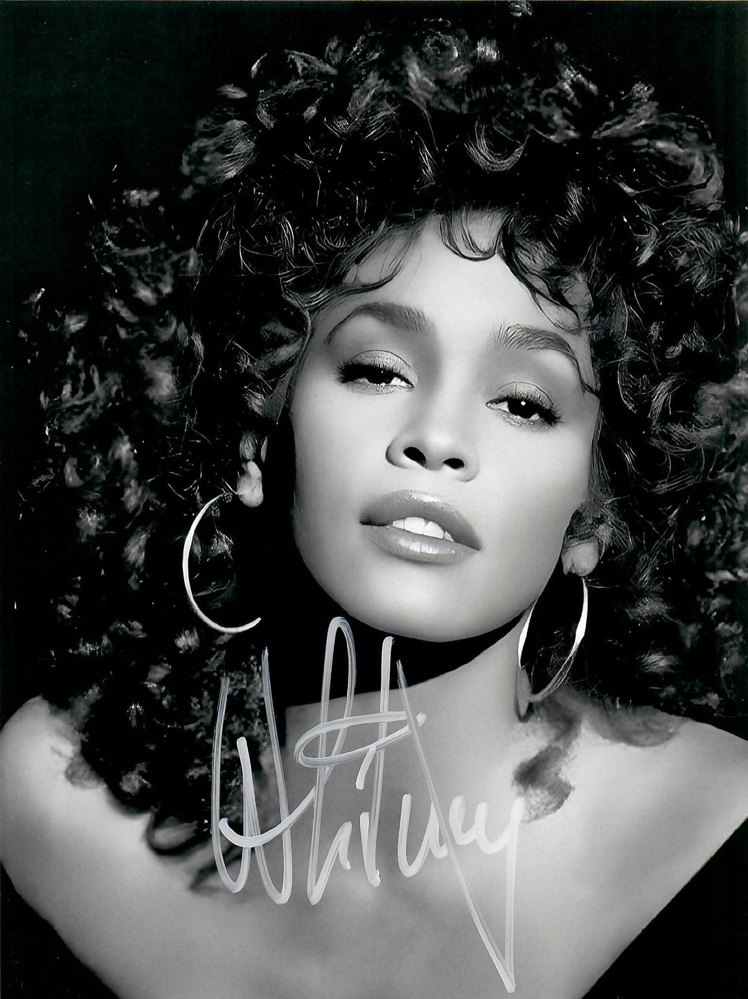Whitney Houston Autograph + COA - Etsy