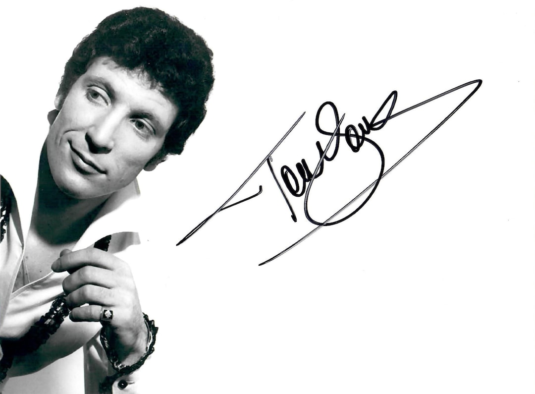 Tom Jones Autograph + COA - Etsy