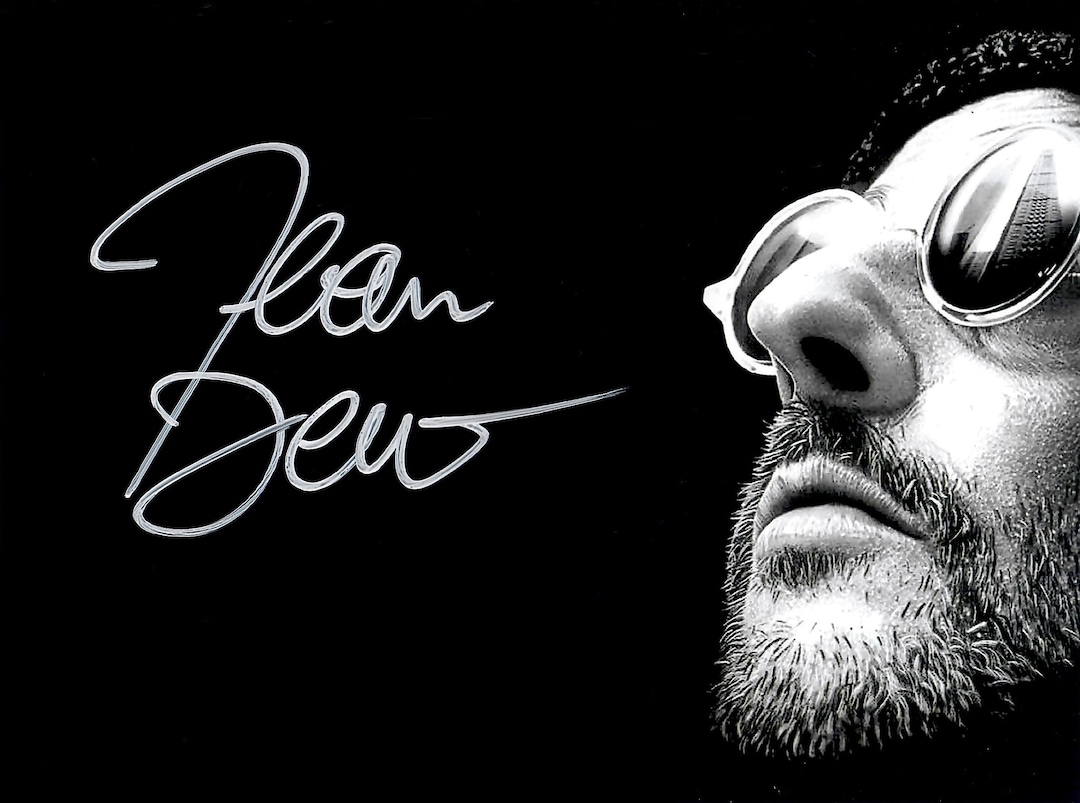 Jean Reno Autograph COA - Etsy