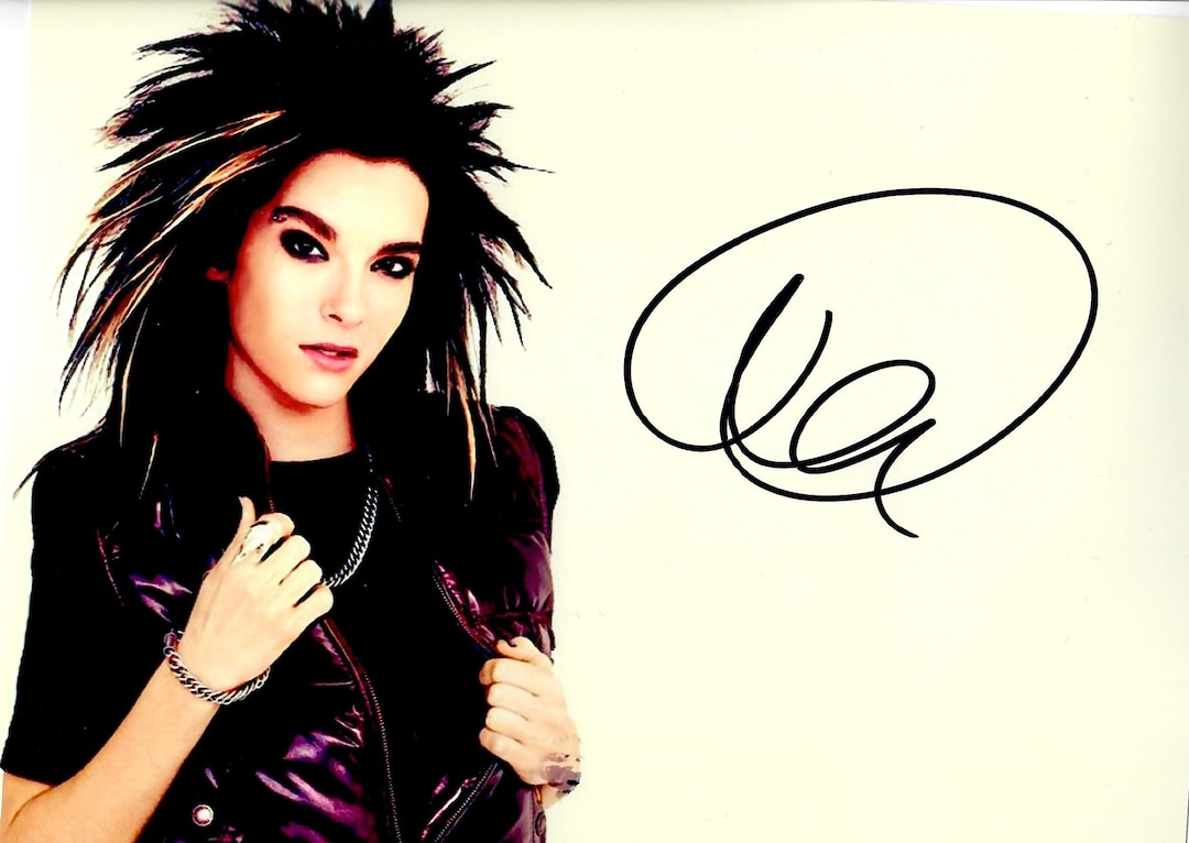 Bill Kaulitz Autograph COA tokio Hotel - Etsy