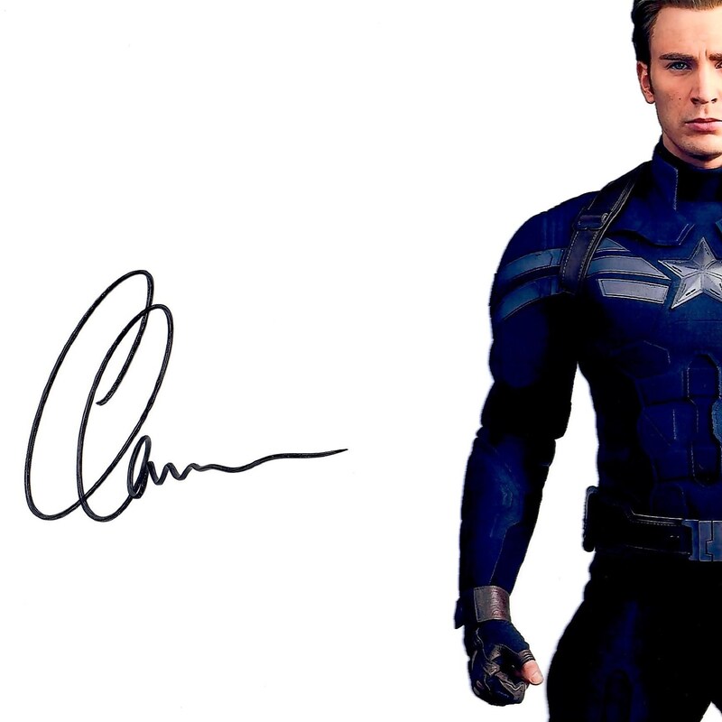 Chris Evans Autograph - Etsy