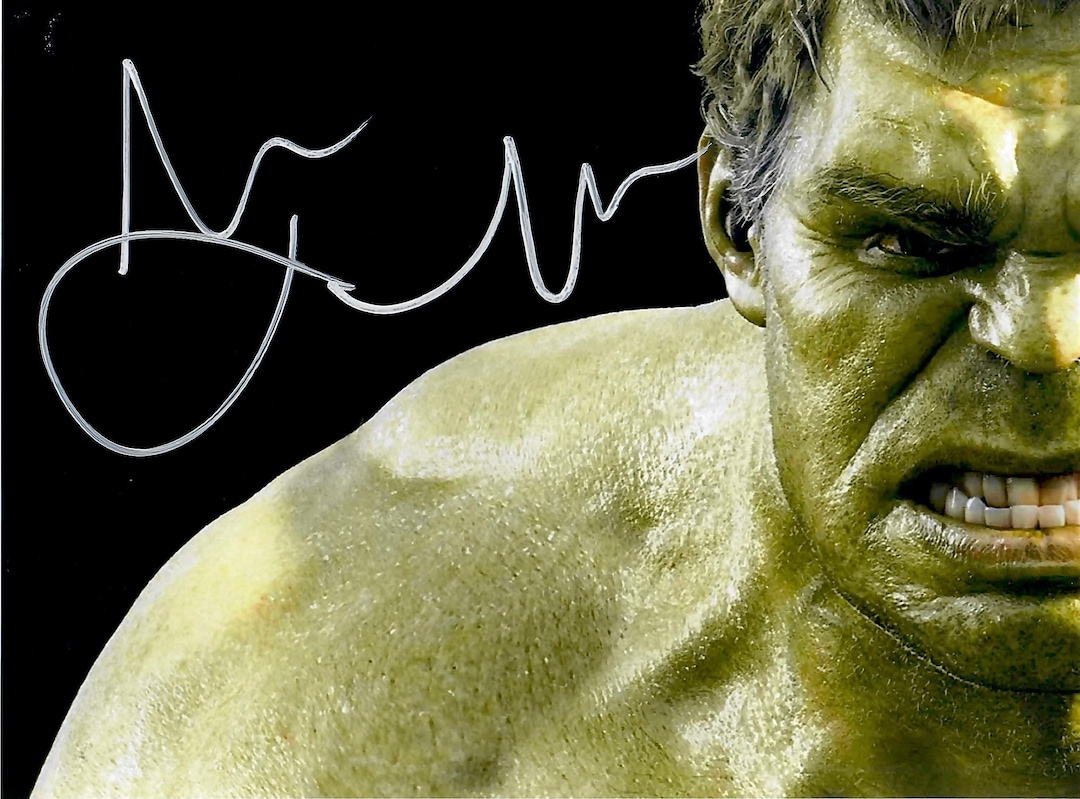 Mark Ruffalo Autograph + COA (hulk/avengers) - Etsy