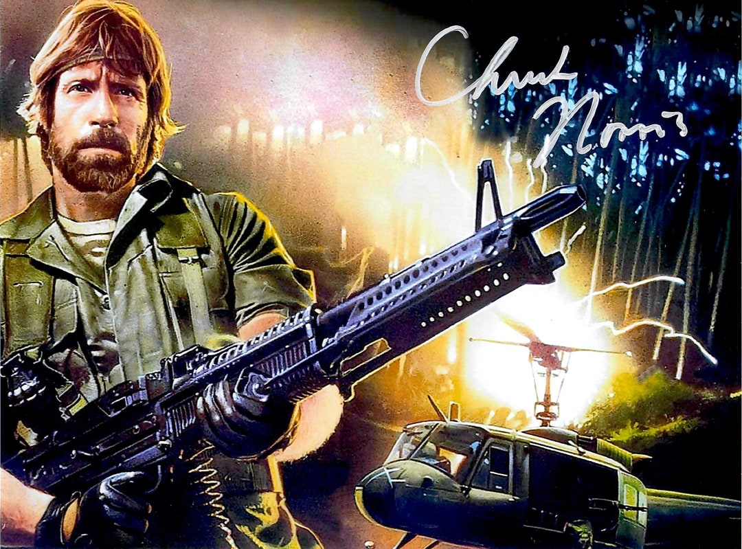 Chuck Norris Autograph + COA - Etsy