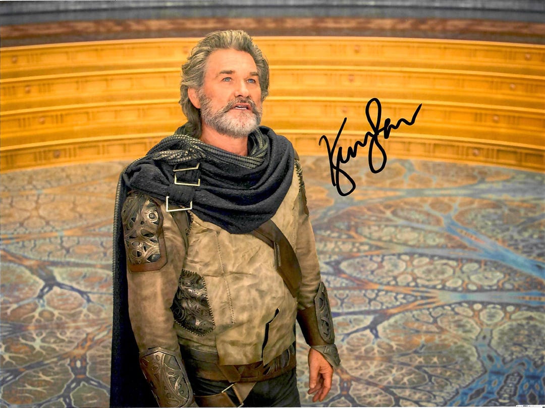 Kurt Russell Autograph + COA (guardians of the Galaxy) - Etsy