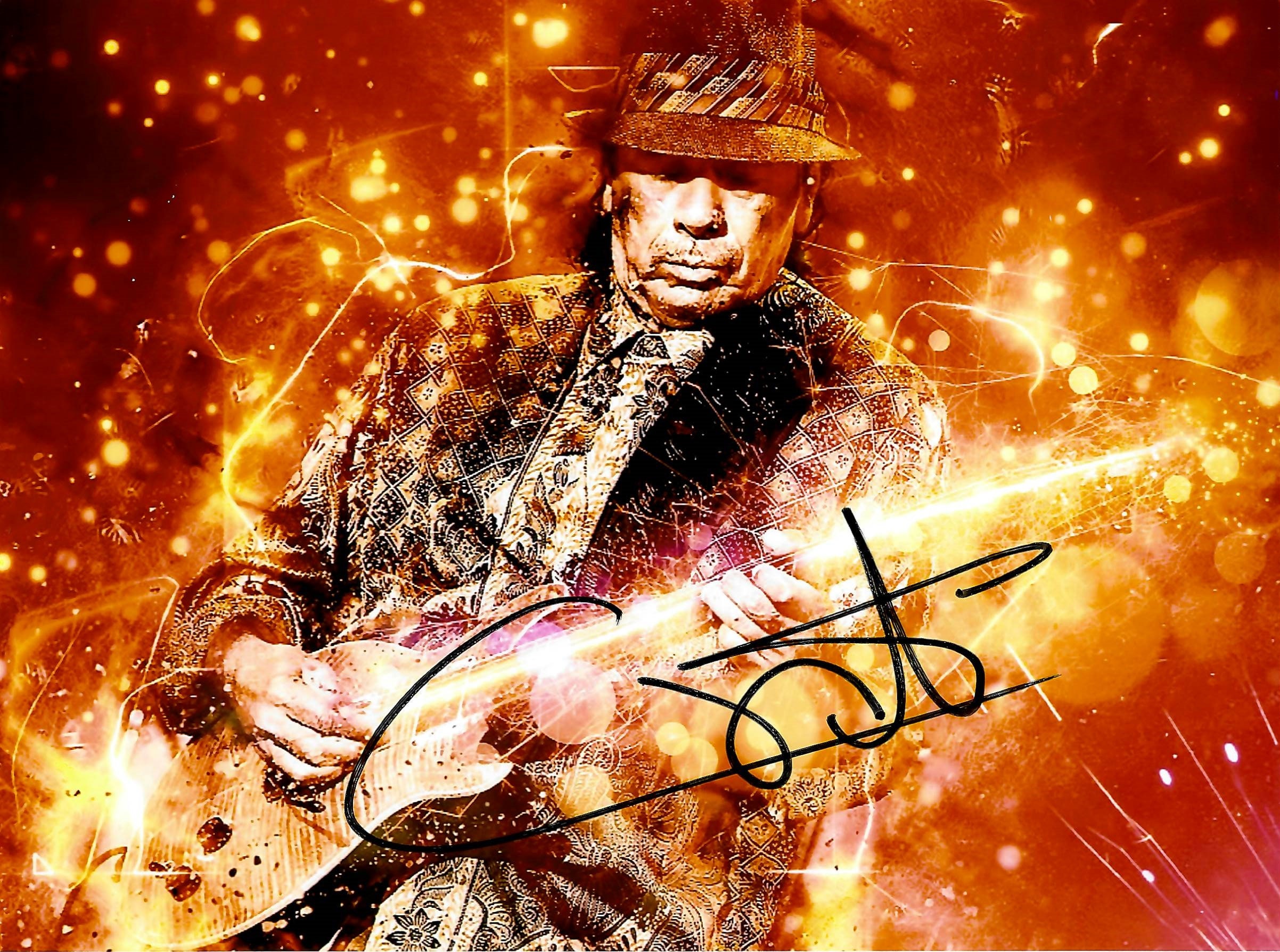 Carlos Santana santana Autograph COA - Etsy
