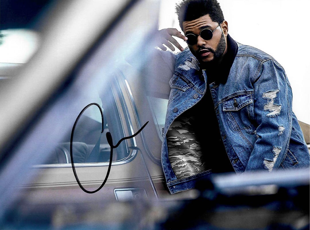 The Weeknd Autograph + COA - Etsy