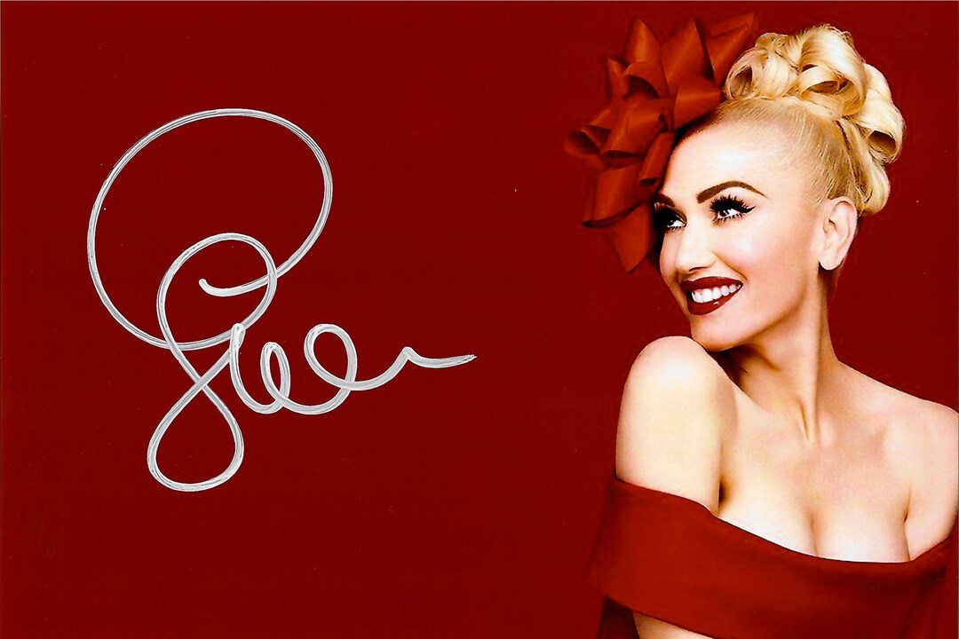Gwen Stefani Autograph + COA (no Doubt) - Etsy