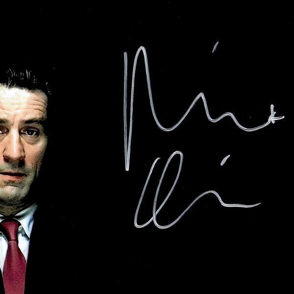 Robert De Niro Autograph - Etsy