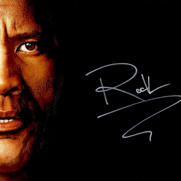 Buy Dwayne Johnson Autograph Online In India - Etsy India