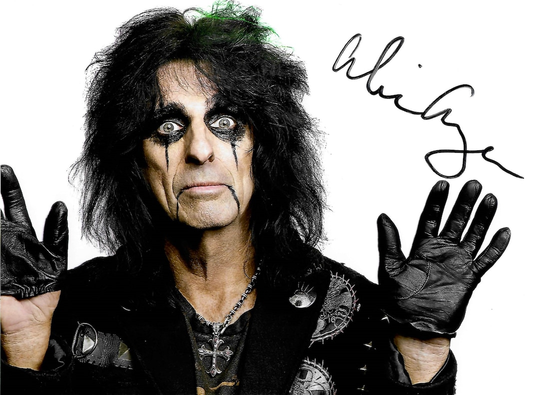 Alice Cooper Autograph autograph COA - Etsy