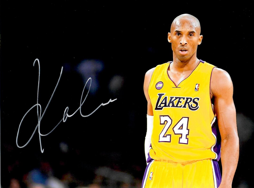 Kobe Bryant Autograph COA - Etsy