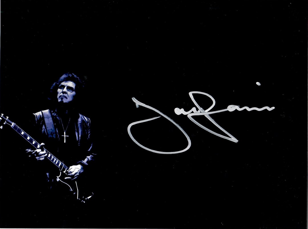 Tony Iommi Autograph + COA (black Sabbath) - Etsy