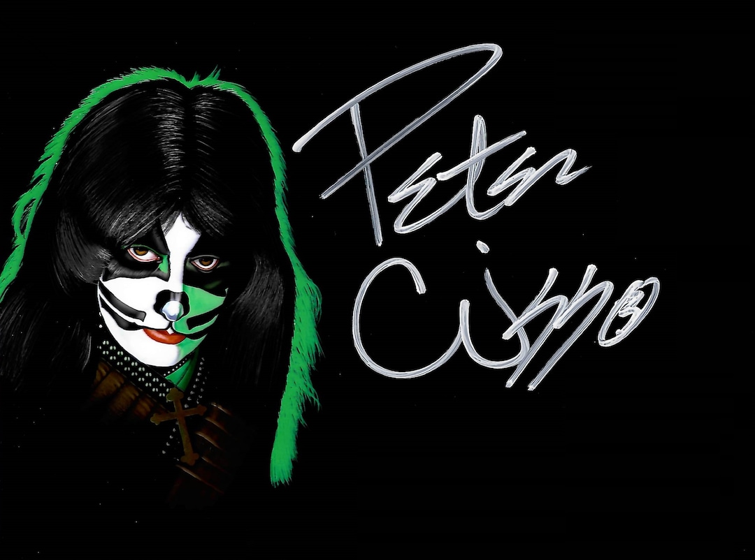 Peter Criss Autograph + COA (kiss) - Etsy