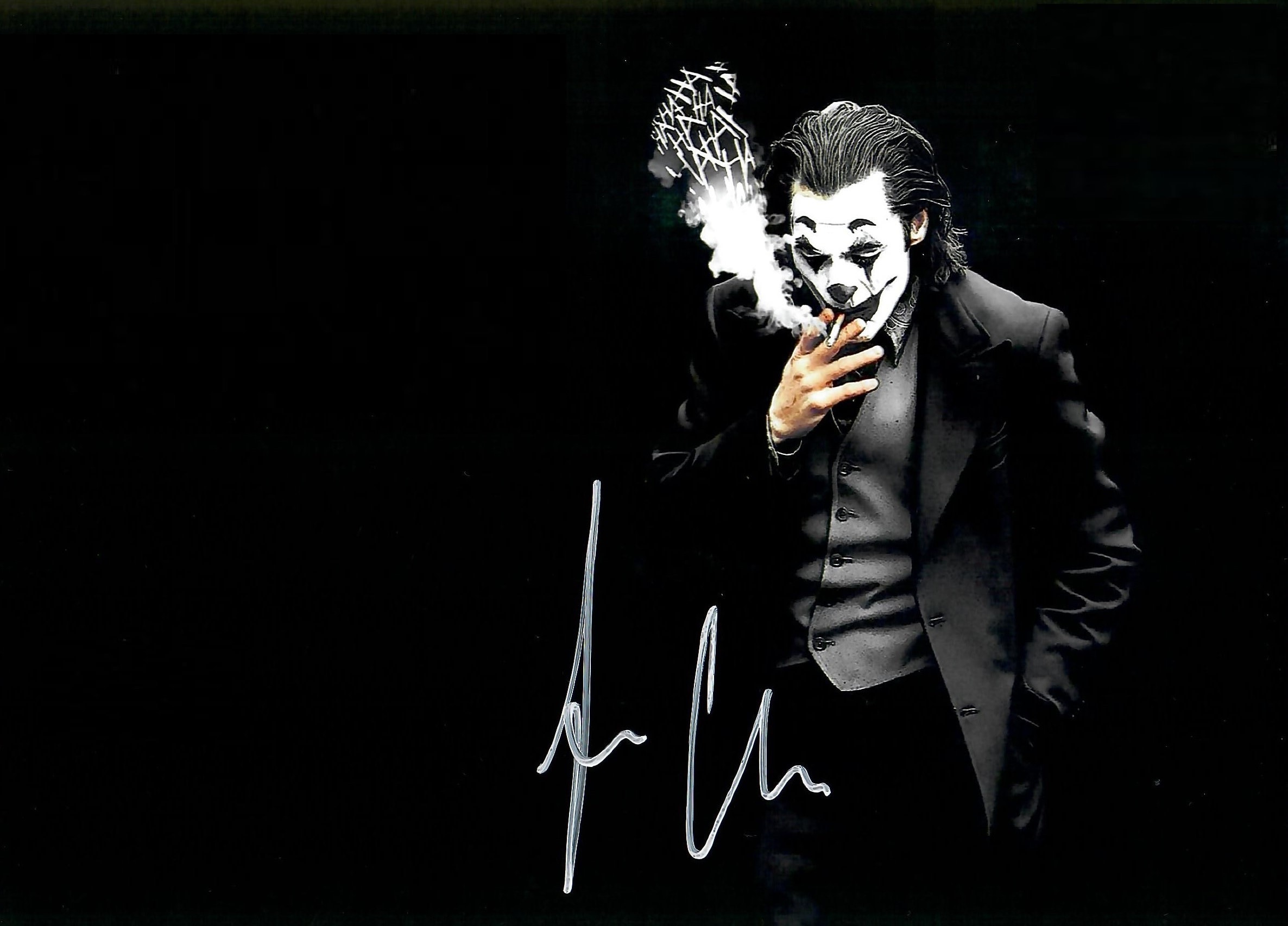 Joaquin Phoenix joker Hand-signed Autograph COA - Etsy