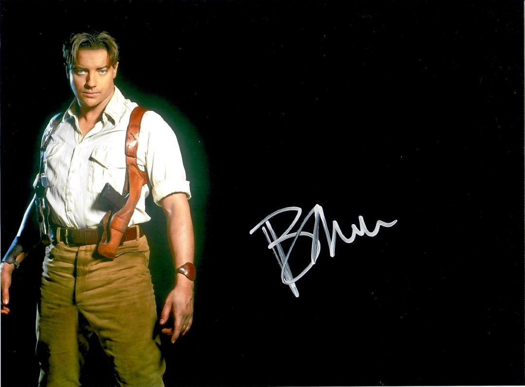 Brendan Fraser Autograph + COA (the Mummy) - Etsy